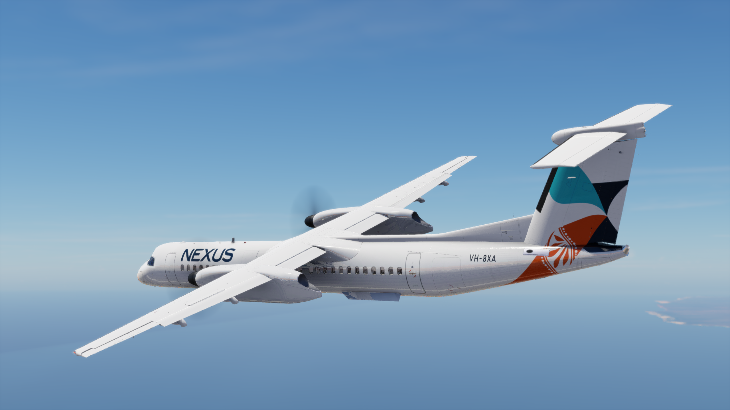Nexus Airlines - VH-8XA - Q4XP by FlyJSim - X-Plane.Org Forum