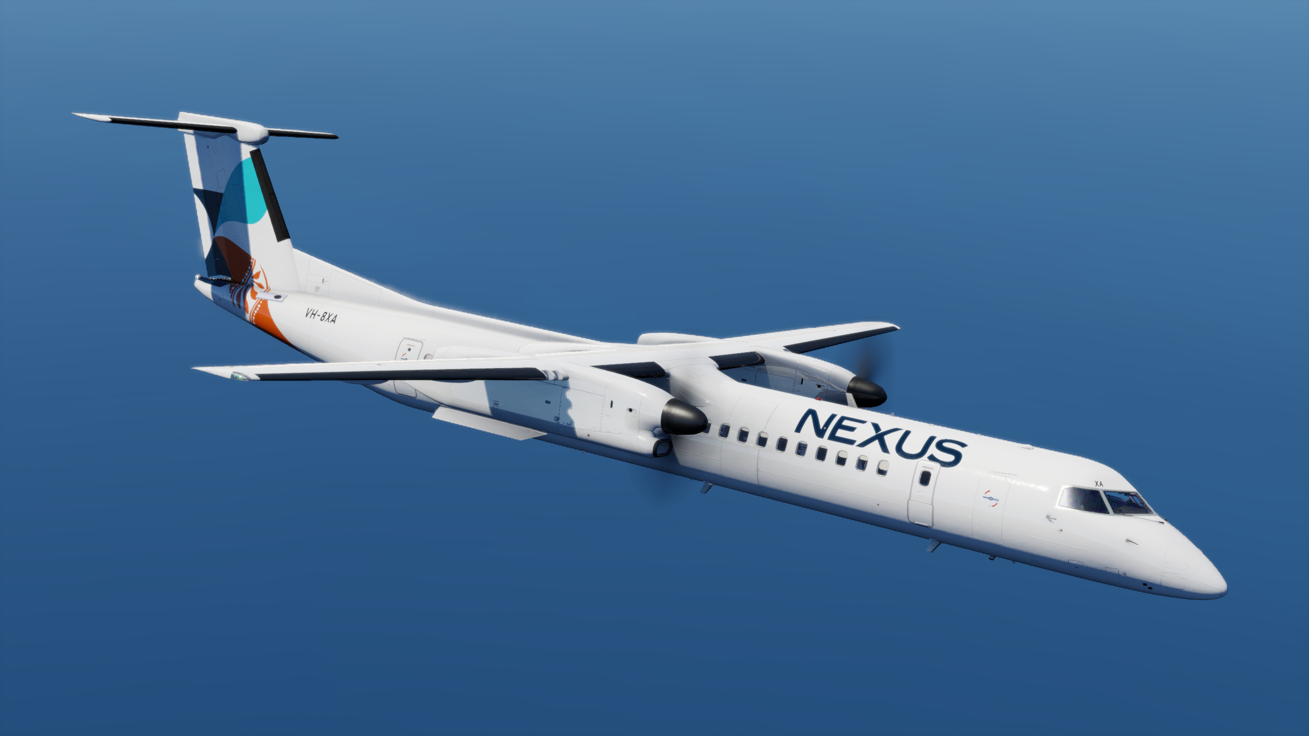 Nexus Airlines - VH-8XA - Q4XP by FlyJSim - X-Plane.Org Forum