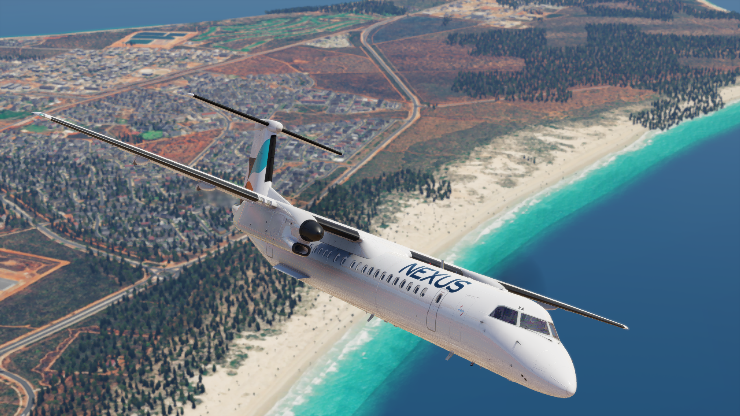 Nexus Airlines - VH-8XA - Q4XP by FlyJSim - X-Plane.Org Forum