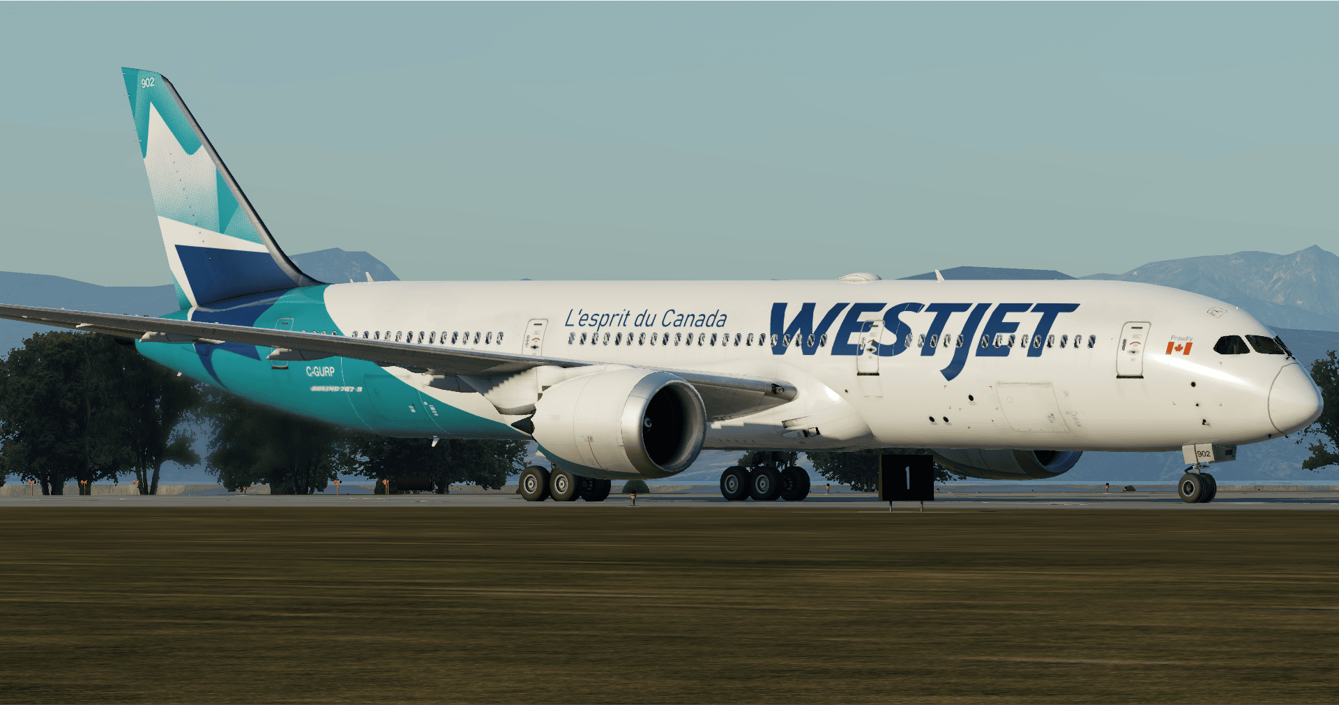 WestJet Airlines livery for the Magknight 787-9 V5 - 787-9 V5 Liveries ...