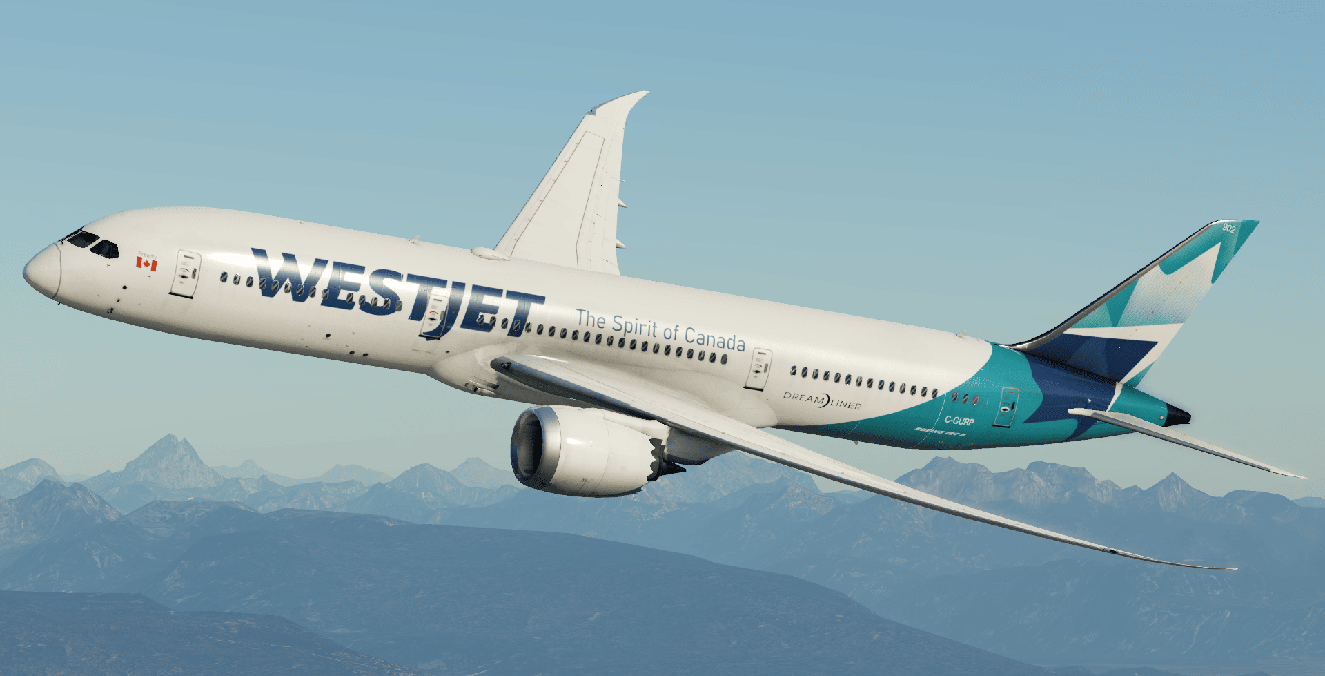 WestJet Airlines livery for the Magknight 787-9 V5 - 787-9 V5 Liveries ...
