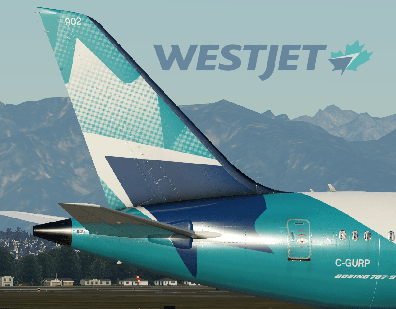 WestJet Airlines livery for the Magknight 787-9 V5 - 787-9 V5 Liveries ...
