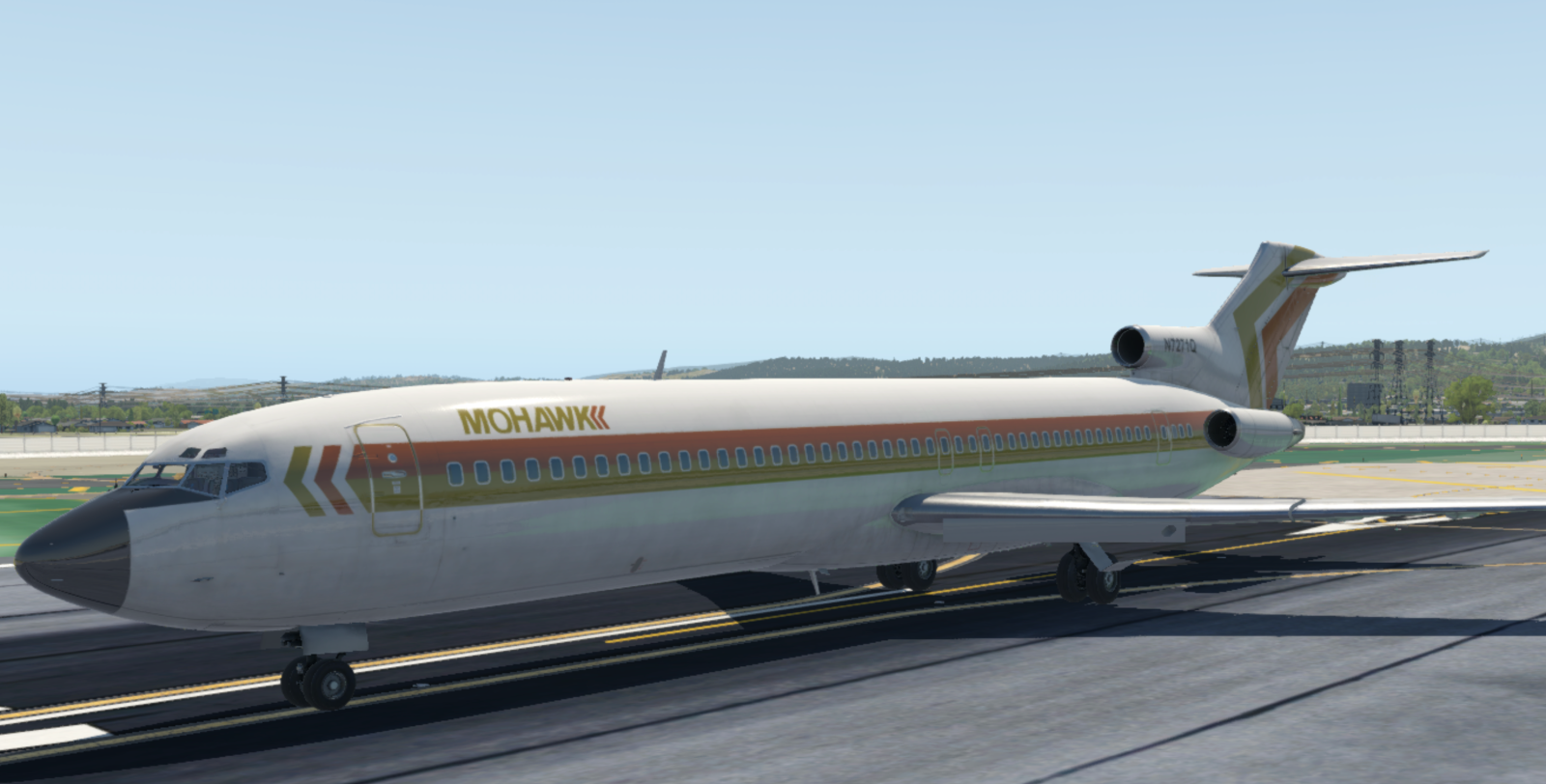Mohawk Airlines livery for the FlyJSim B-727-200 - Aircraft Skins ...