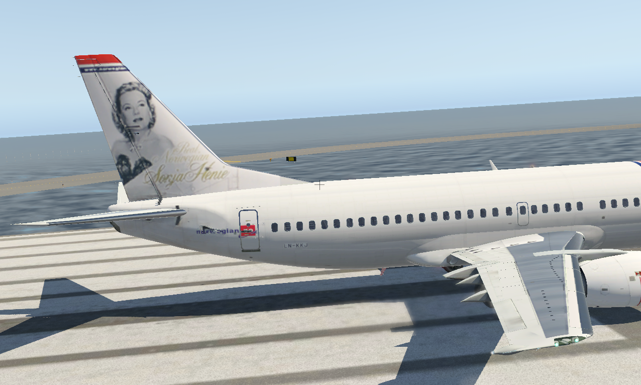 Norwegian Boeing 737-300 ''Sonja Henie tail livery'' IXEG - Aircraft ...