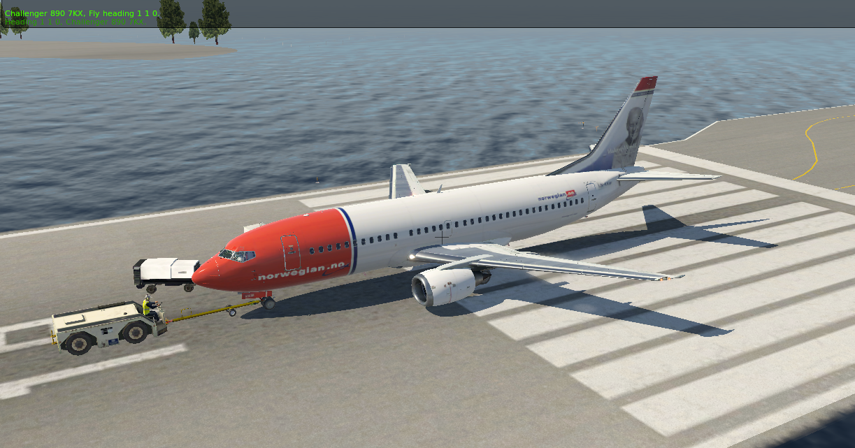 Norwegian Boeing 737-300 ''Thor Heyerdahl tail livery'' IXEG - Aircraft ...