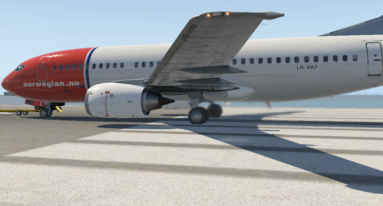 Norwegian Boeing 737-300 ''Fridtjof Nansen tail livery'' IXEG ...
