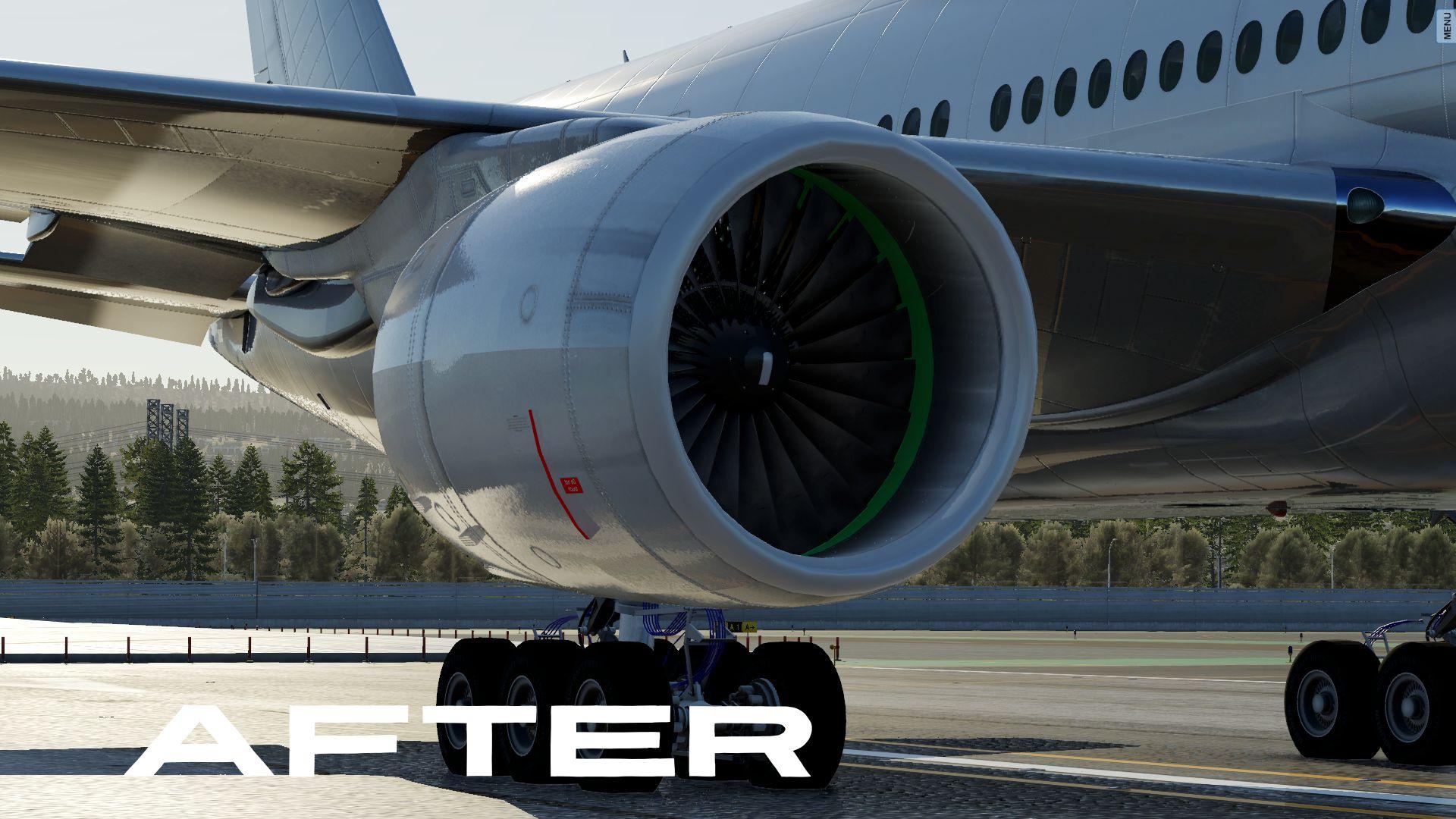 FlightFactor 777-200ER Pratt & Whittney PW4000 Improved Textures ...