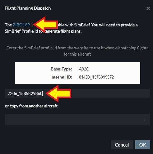 Need help to get my ZIBO airframes template from SIMBRIEF in to the ...