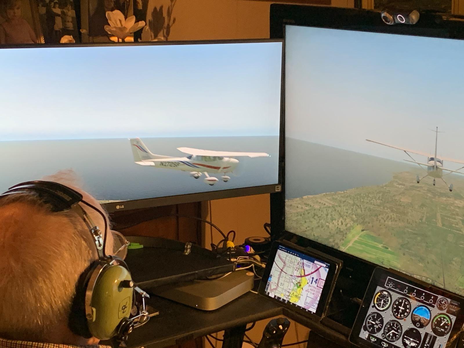 Adjust point of view for one monitor in a three monitor setup? - XP11 ...