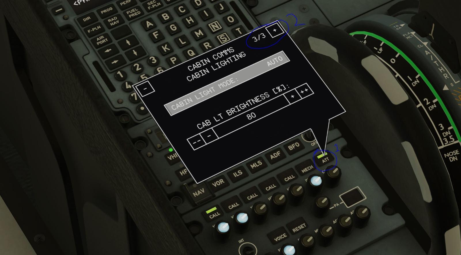 Toliss a321 cabin passenger lights cannot be dimmed - Airbus A321 - X ...