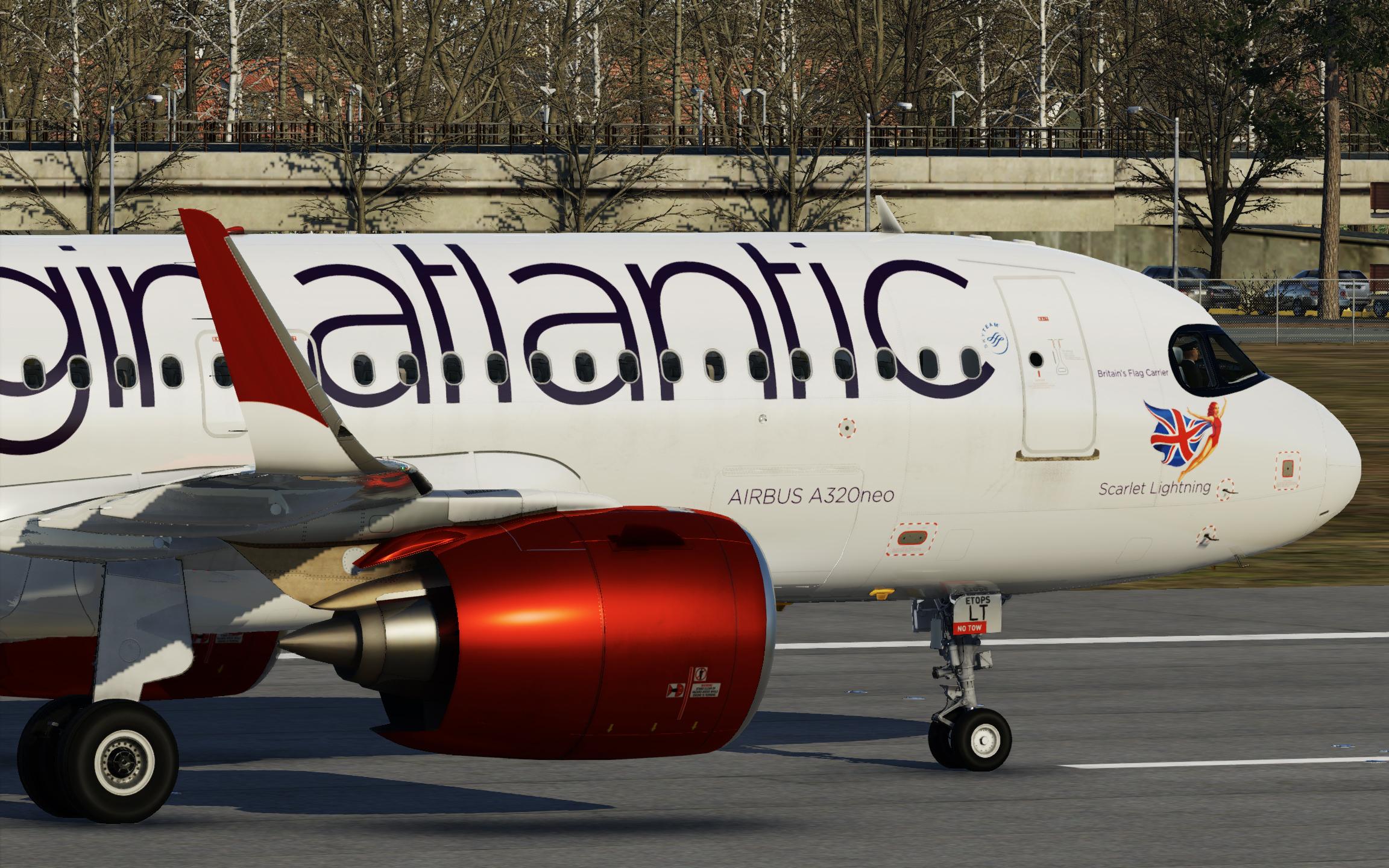 Virgin Atlantic ToLiss A320neo Livery | G-VLON - Little Red | G-VOLT ...