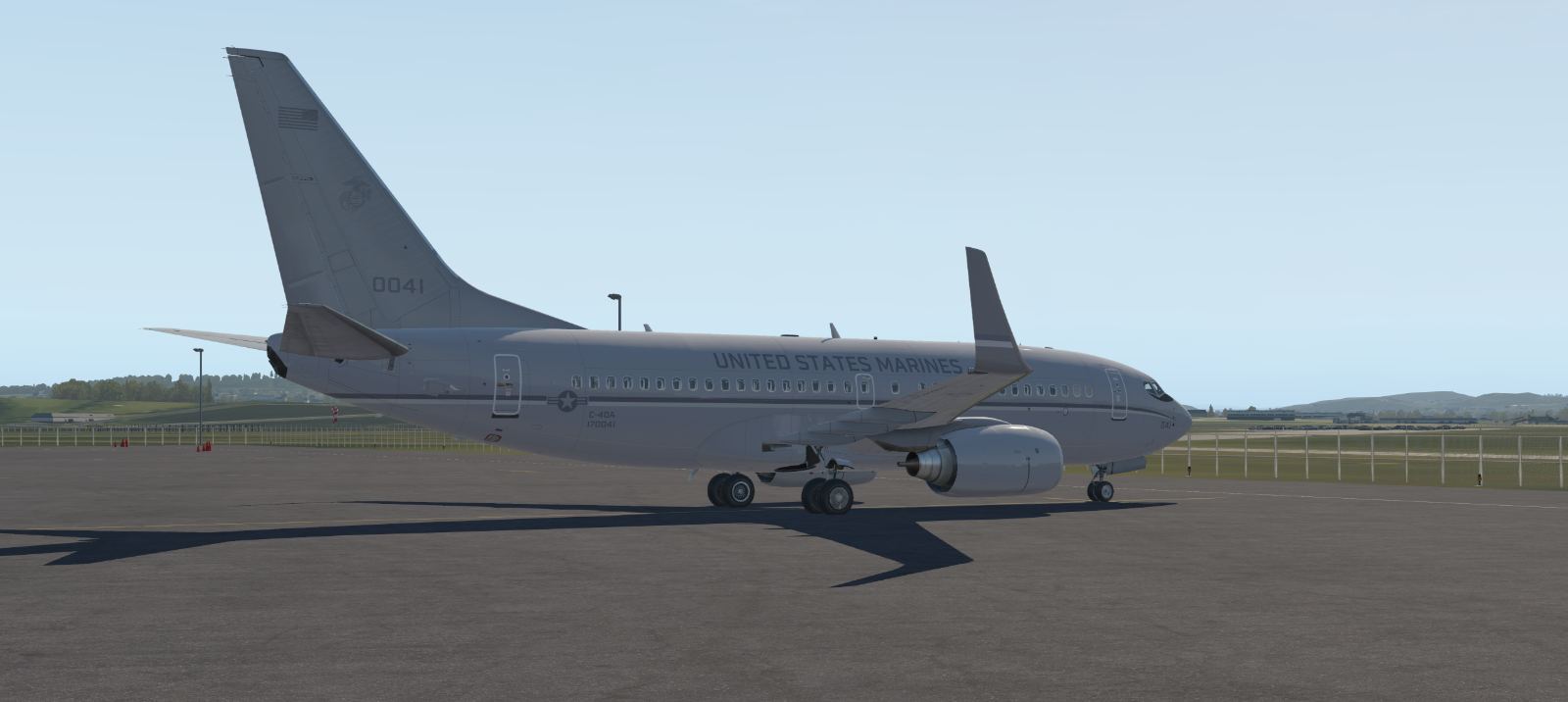 US Marine Corps C-40A Livery for LevelUp 737-700NG - Aircraft Skins ...