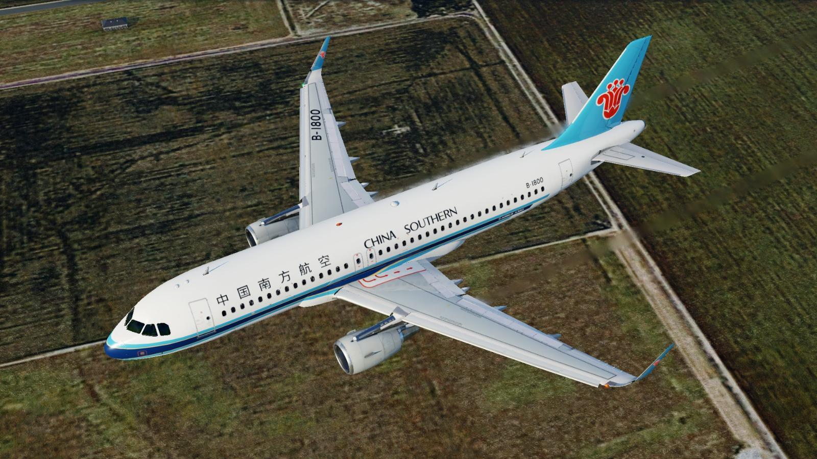 ⚡CHINA SOUTHERN 8K / B-1800 / AIRBUS A320 [CEO MODE] - Aircraft Skins ...
