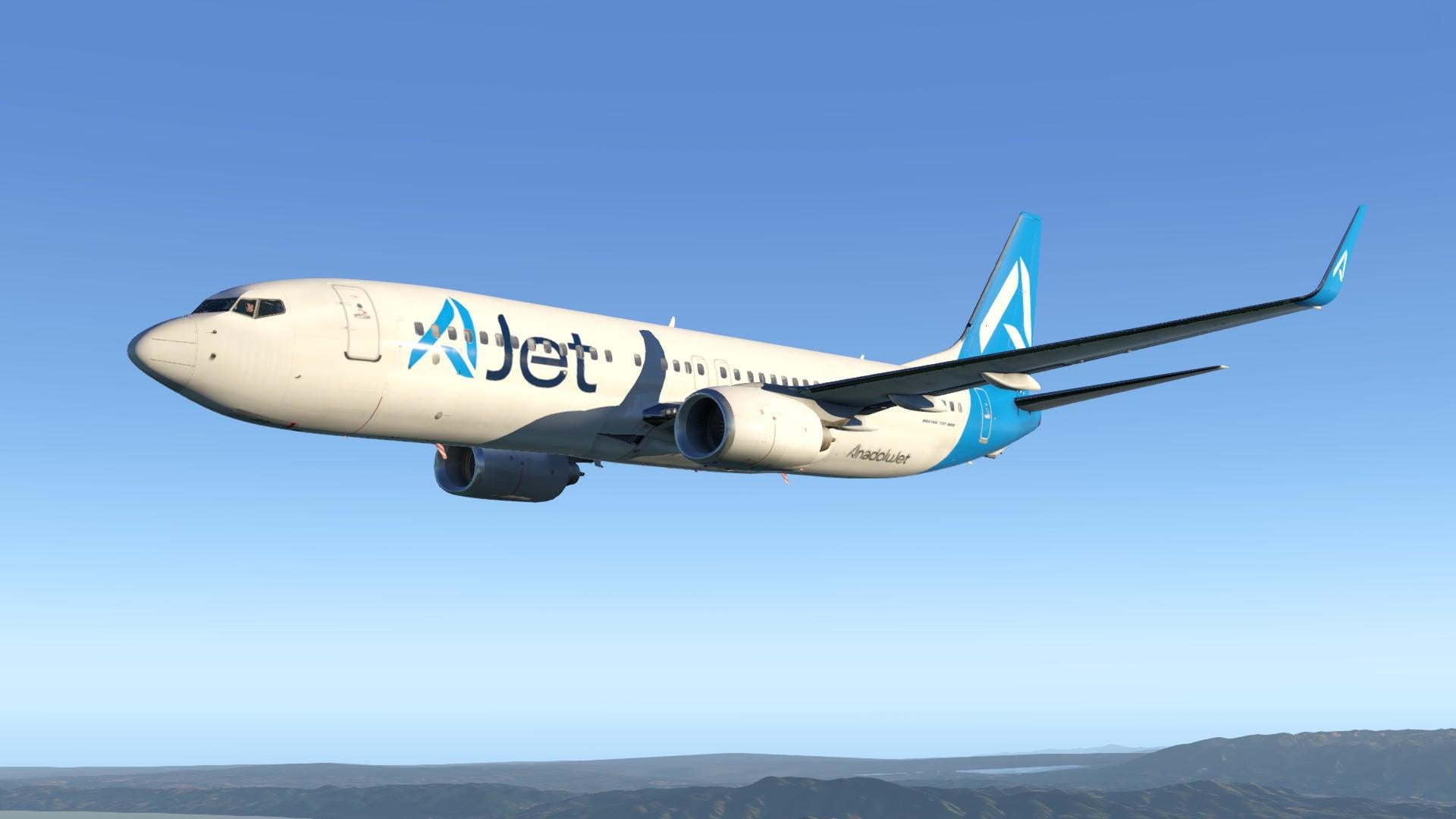 AJet (Anadolu Jet) TC-JFD for Zibo 737-800 - Zibo 737 - X-Plane.Org Forum
