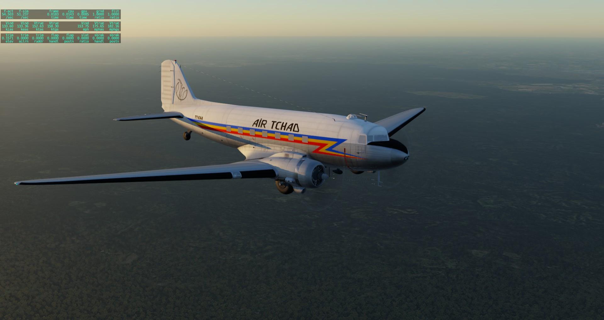 AWXDC 3 Air Tchad - Aeroworx (AWXDC3)Douglas C-47 - X-Plane.Org Forum