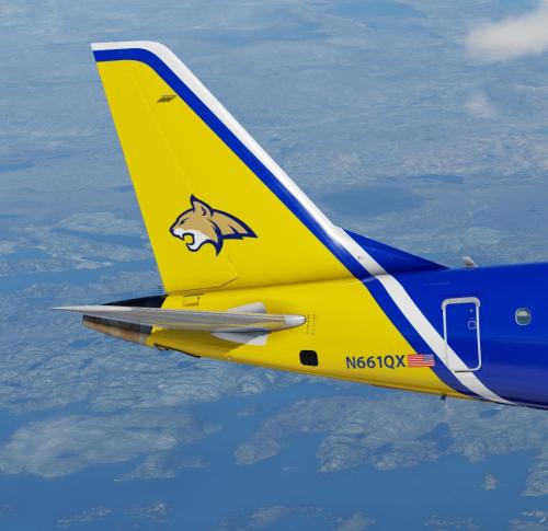 Alaska by Horizon Montana State Bobcats (Fictional) Livery for E-Jets E ...