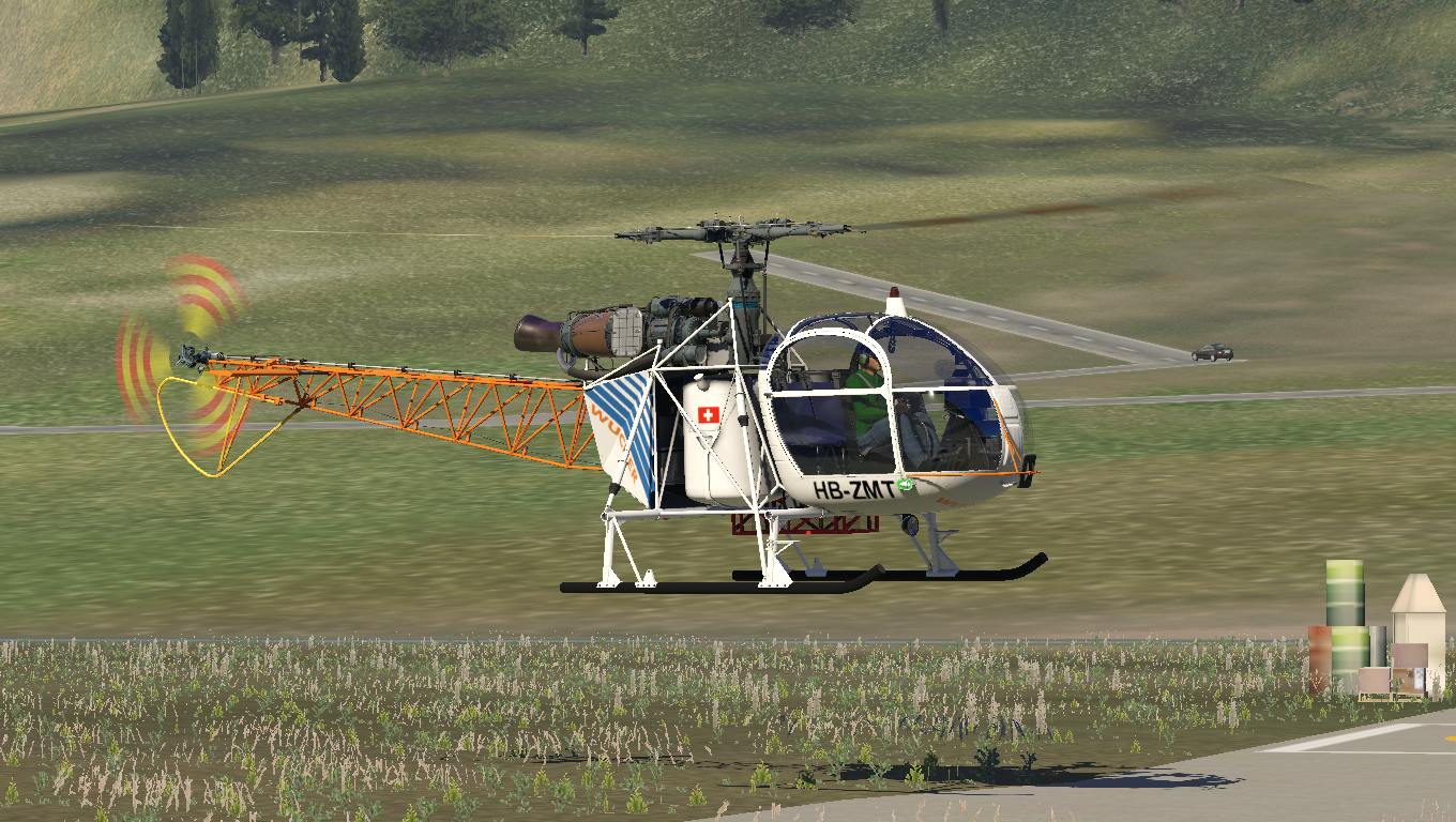 SA 315B Lama HB-ZMT Air-Glaciers - Aircraft Skins - Liveries - X-Plane ...