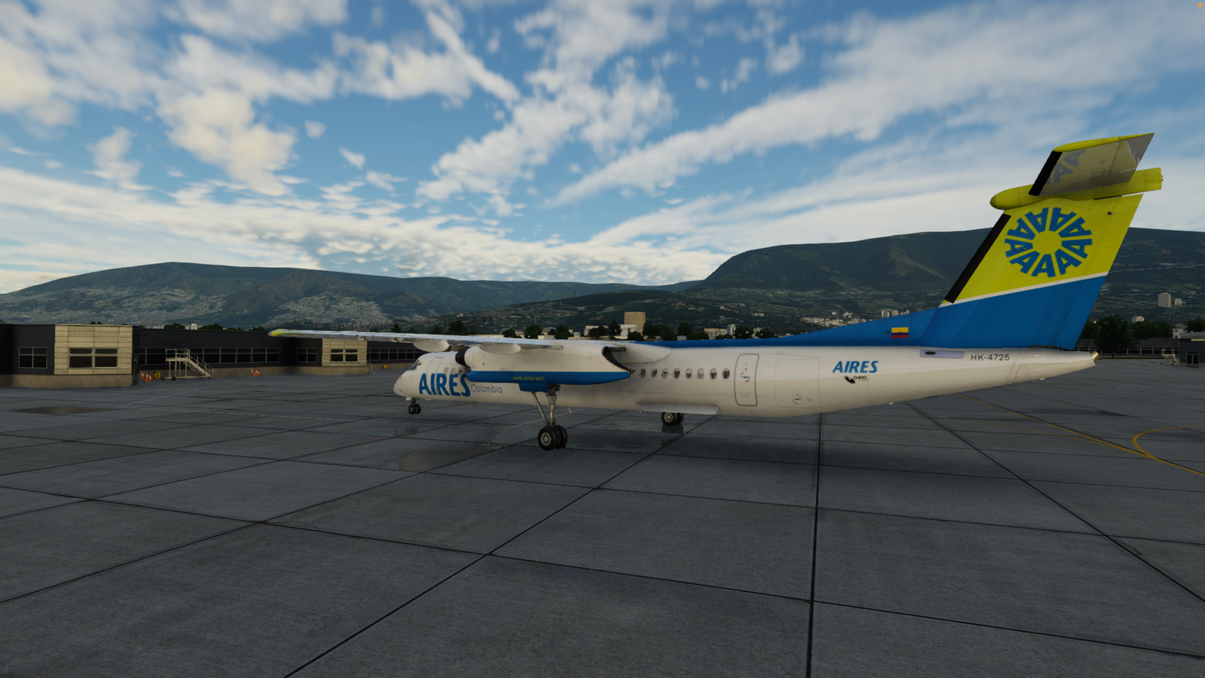 Aires Colombia (Old) Livery for FlyJSim's Q4XP (Dash8-400) - Q4XP by ...