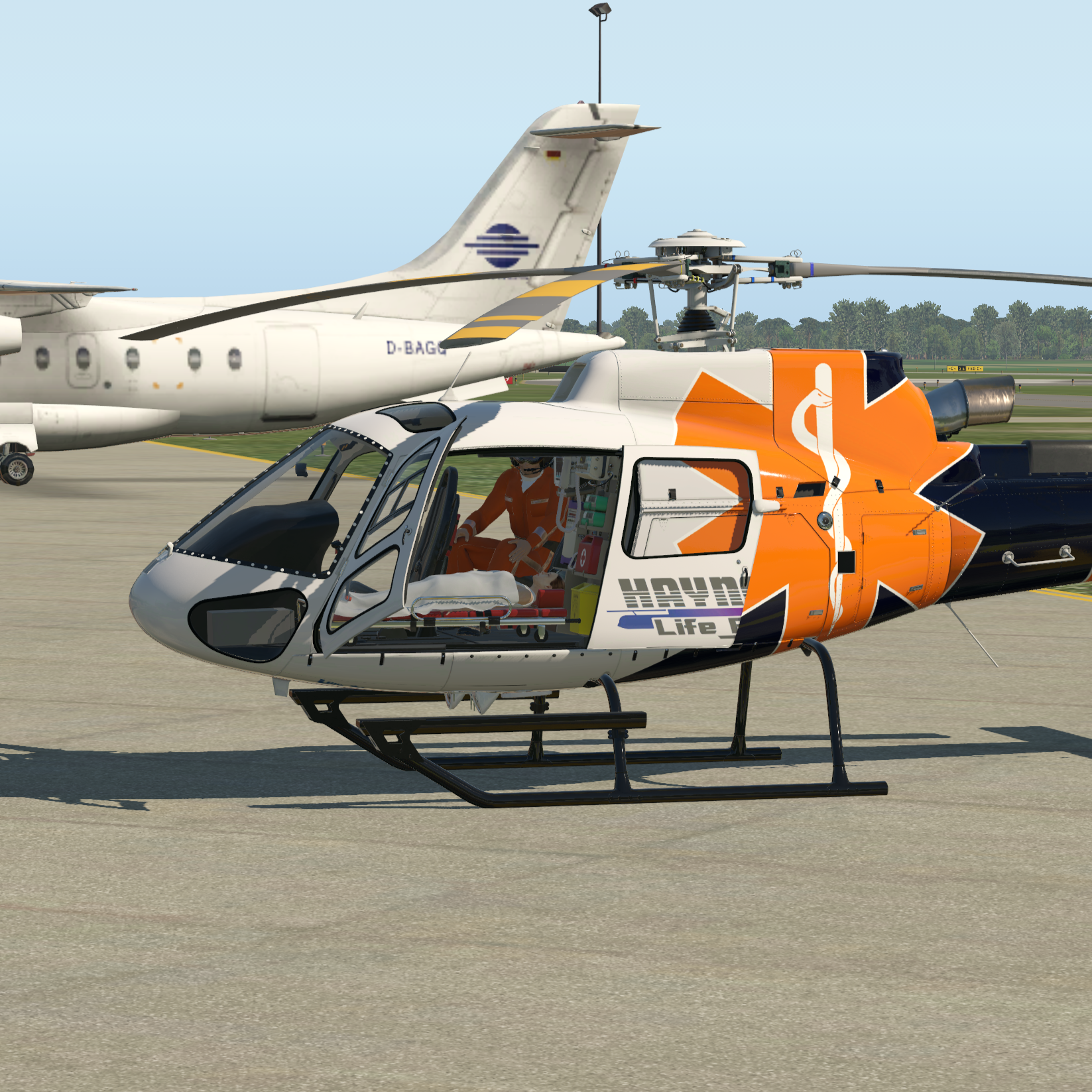 CowanSim H125 - Haynes Life Flight | N856HW - CowanSim Liveries - X ...
