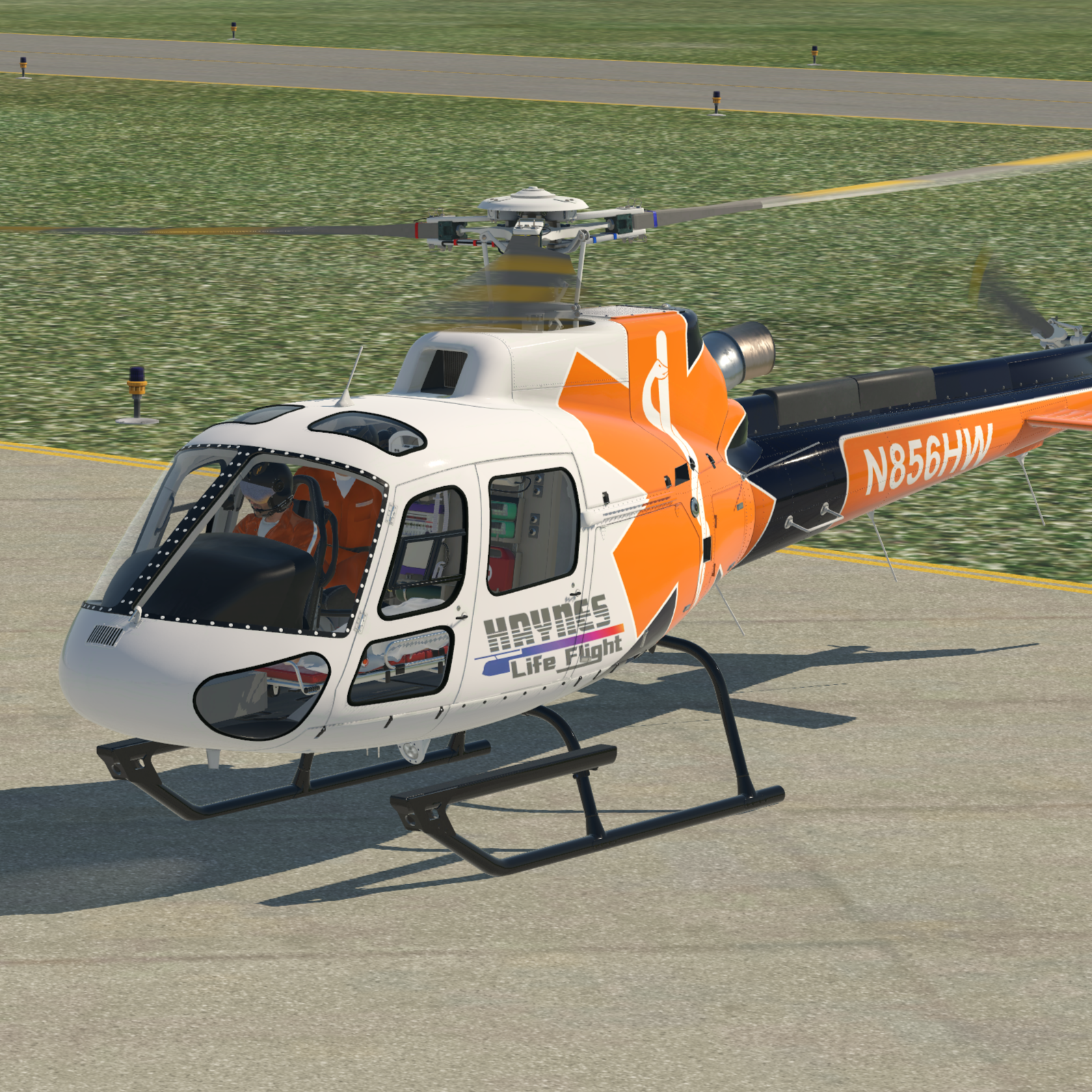 CowanSim H125 - Haynes Life Flight | N856HW - CowanSim Liveries - X ...