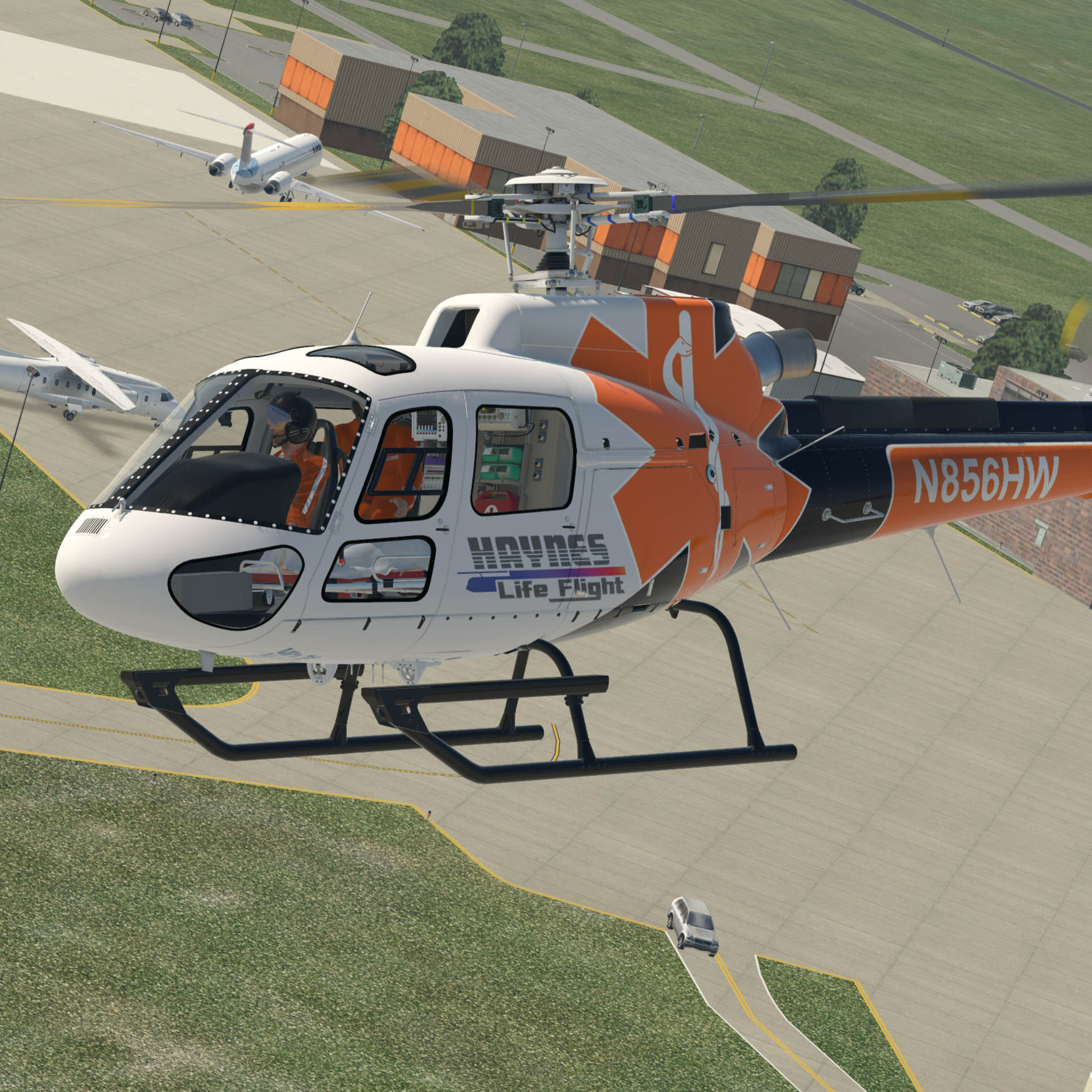 CowanSim H125 - Haynes Life Flight | N856HW - CowanSim Liveries - X ...