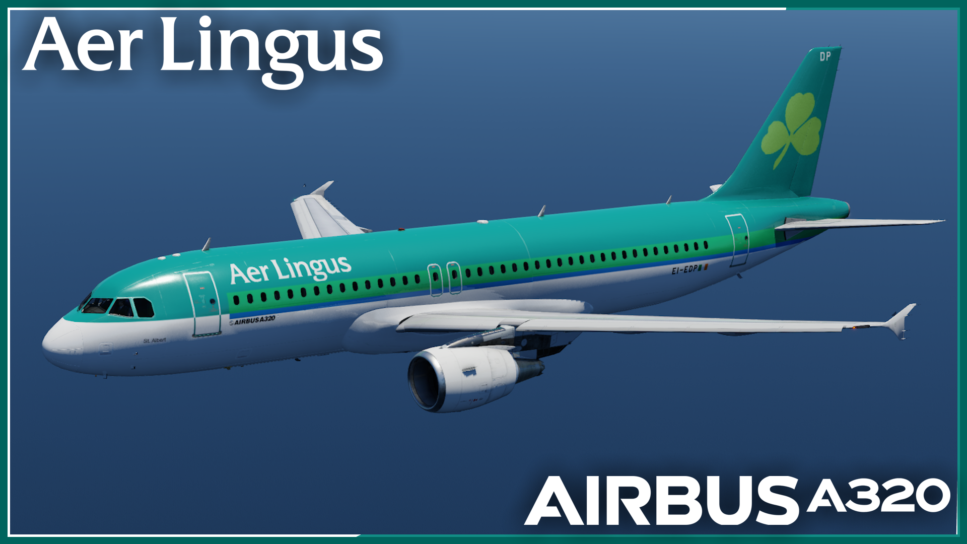 Old Aer Lingus livery EI-EDP (Toliss A320ceo MOD) - Toliss A320 - X ...