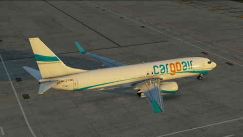 B737-800X Zibo Cargo Air LZ-CGC - Aircraft Skins - Liveries - X-Plane ...