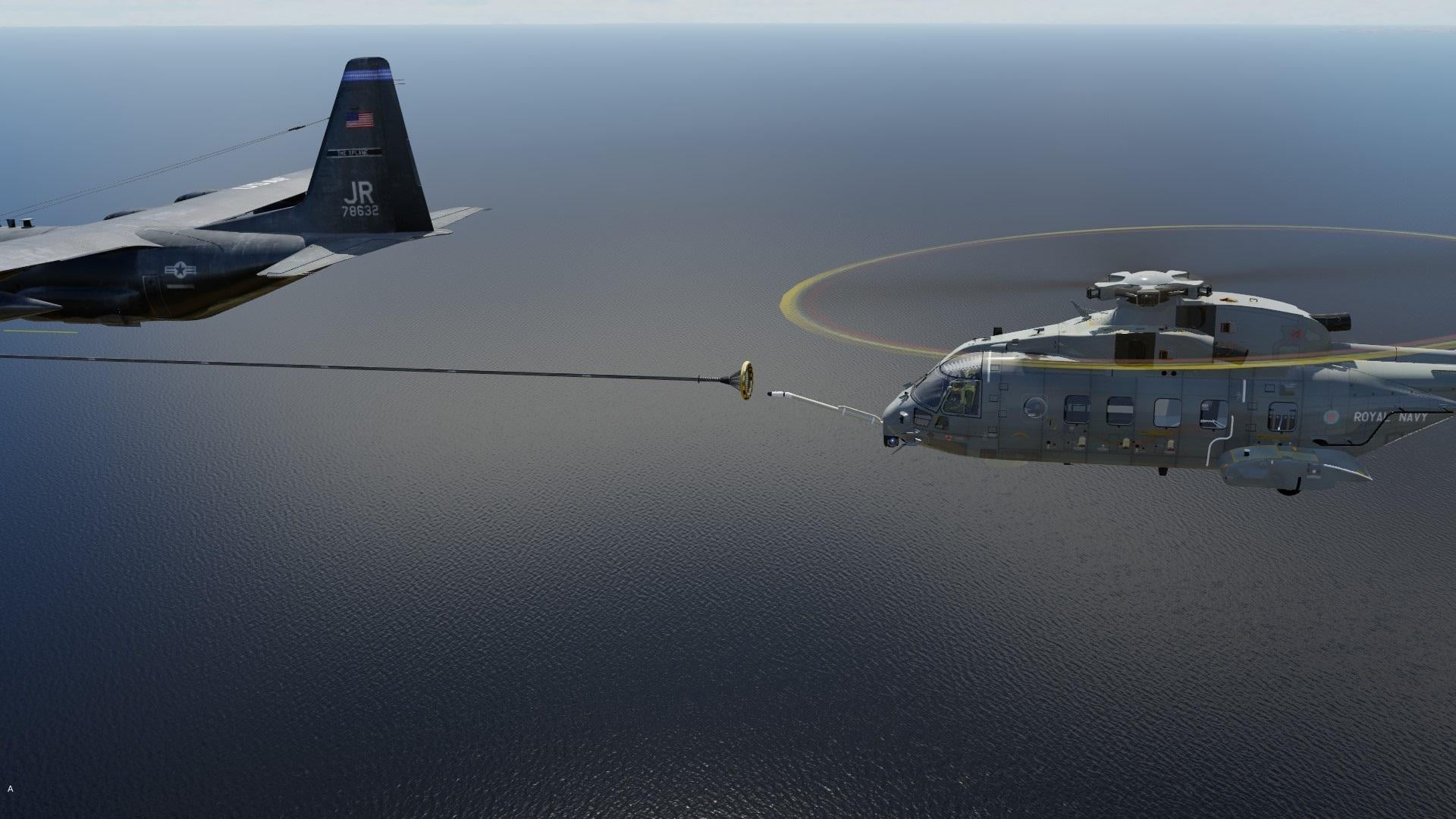 AW101 Merlin XP12 with In-flight refueling - Helicopters - Rotorcraft ...