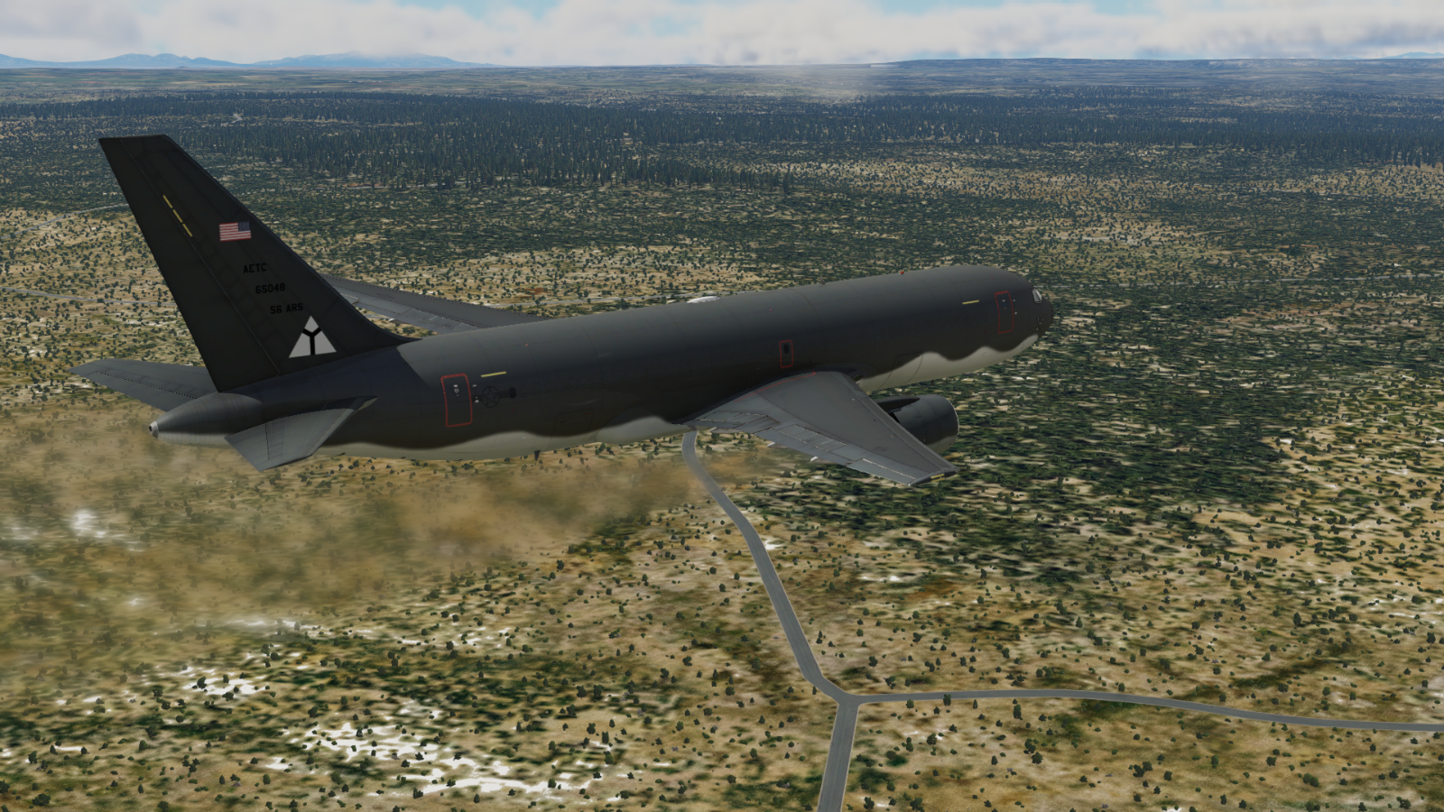 USAF 56th Air Refuelling Squadron AETC "Shamu" livery for FlightFactor ...