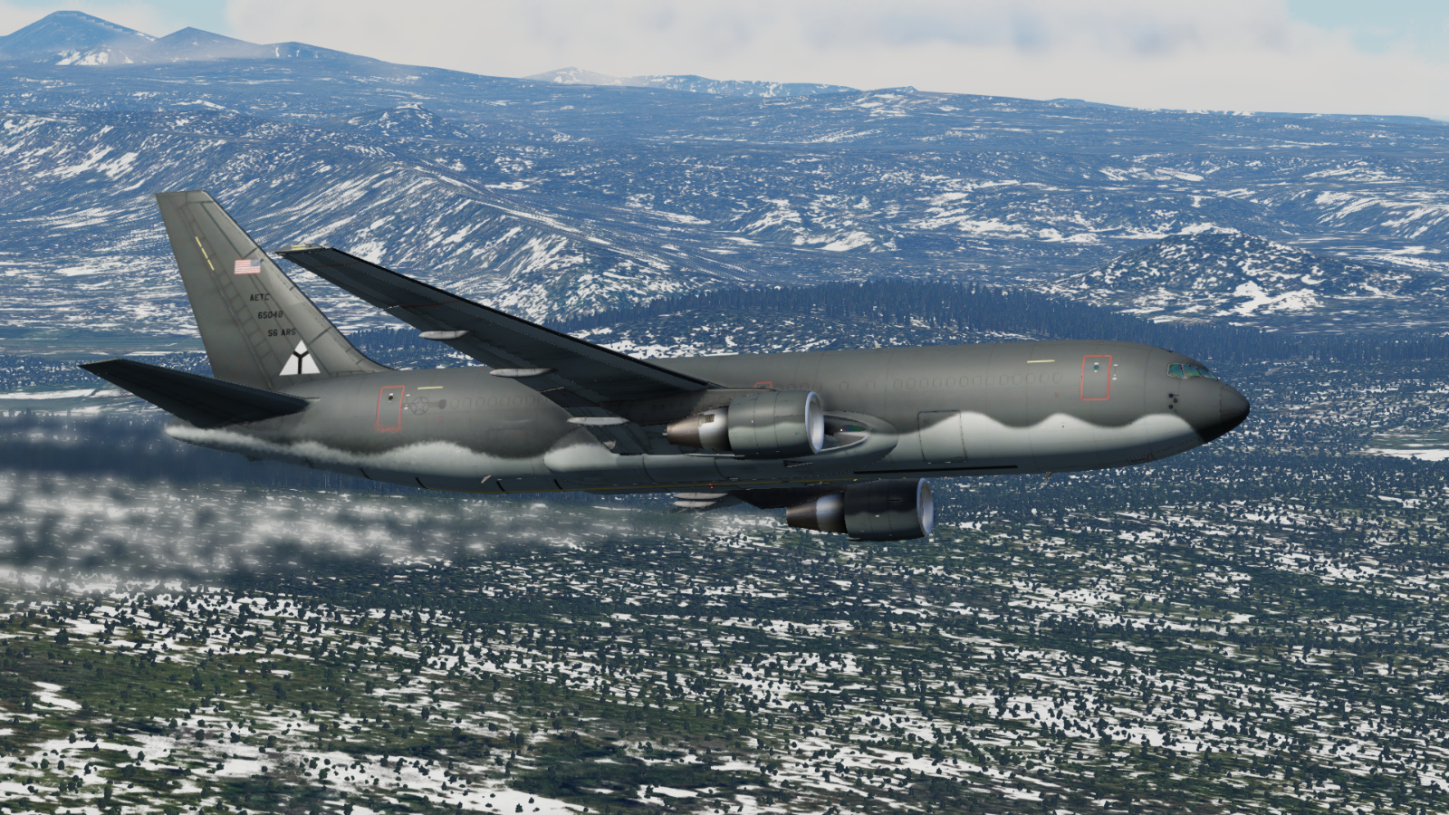 USAF 56th Air Refuelling Squadron AETC "Shamu" livery for FlightFactor ...