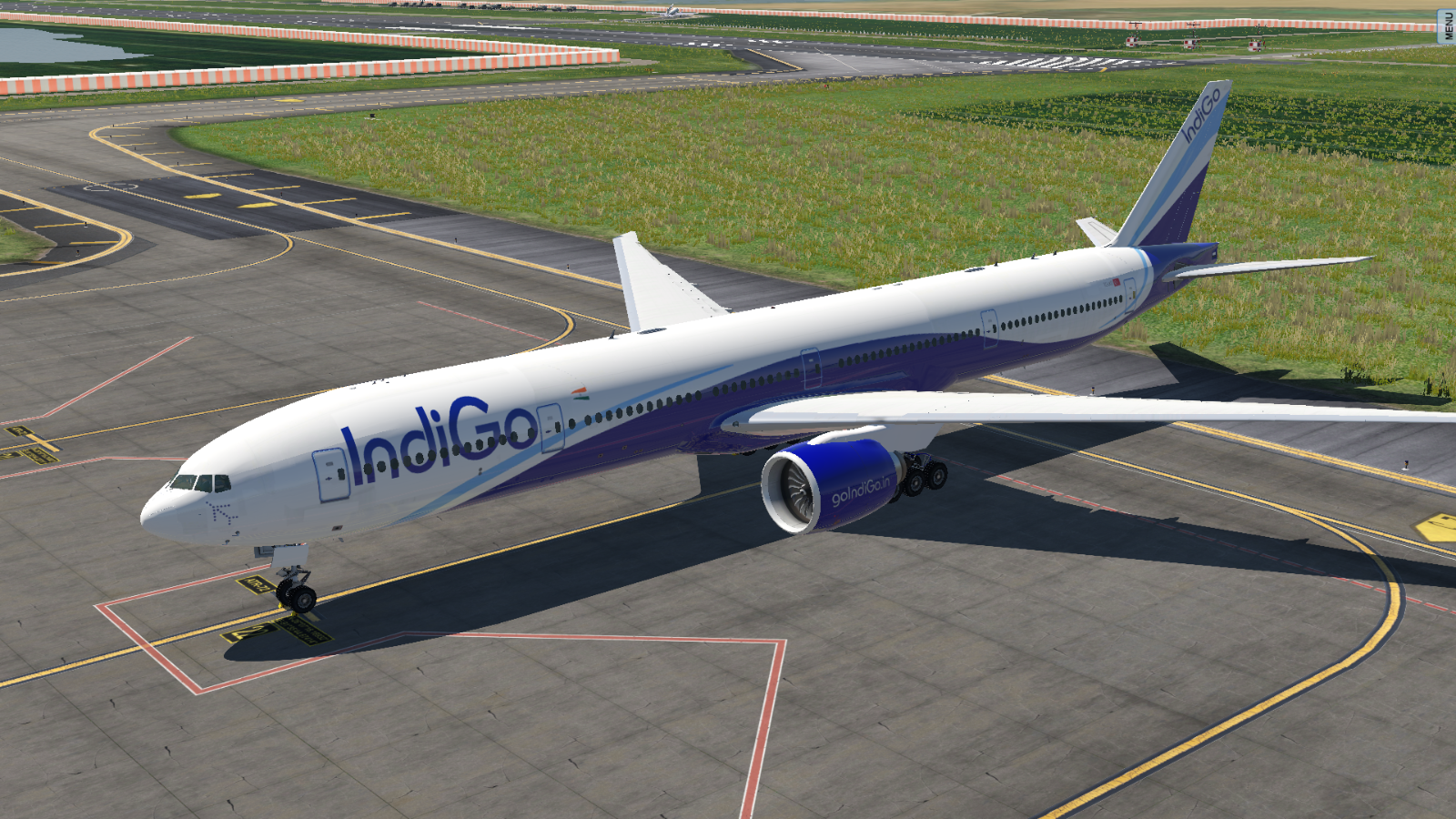 Indigo B777-300 (TC-LKD) Livery for Flight Factor - FlightFactor - X ...