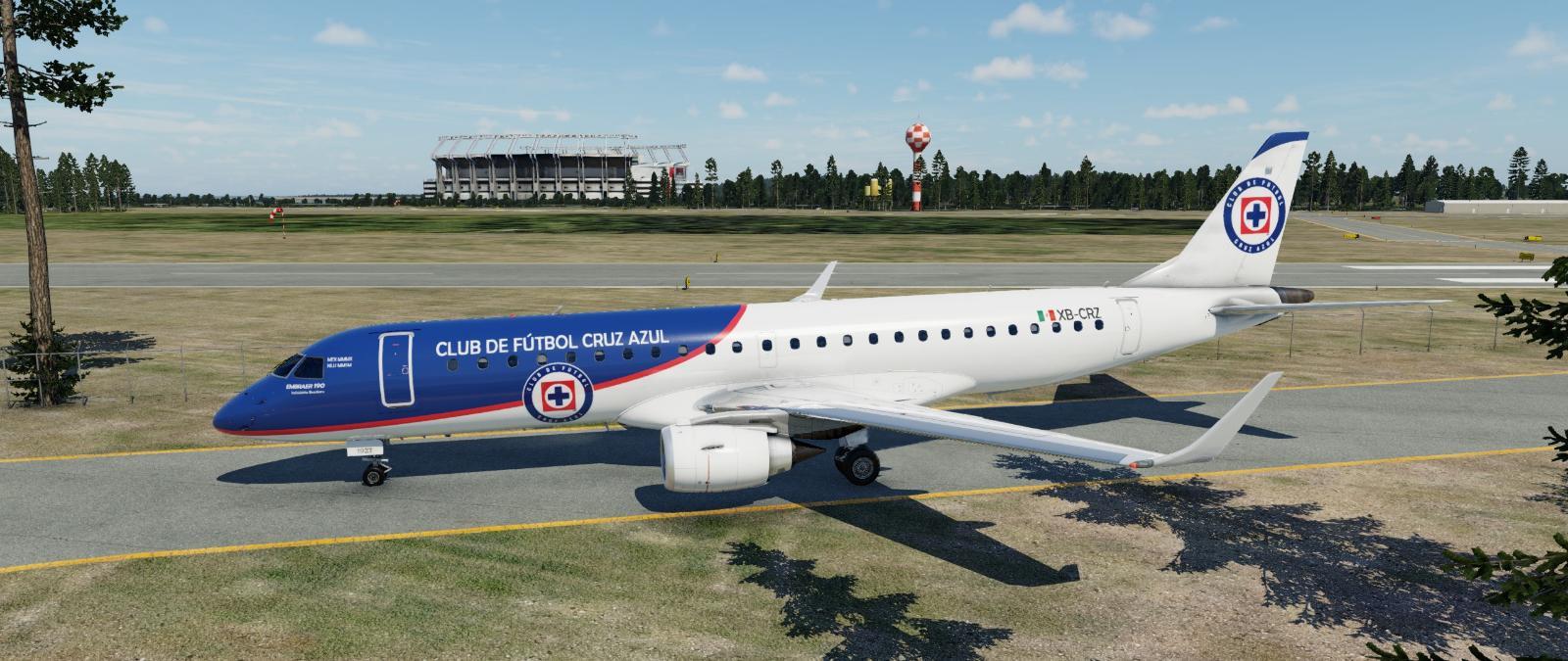 X-Crafts Embraer E190 Football Club - E-Jets Family by X-Crafts - X ...