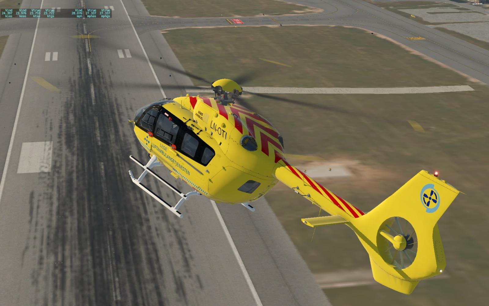 Luftambulansetjenesten Five bladed H145 Norway HEMS livery based on ...