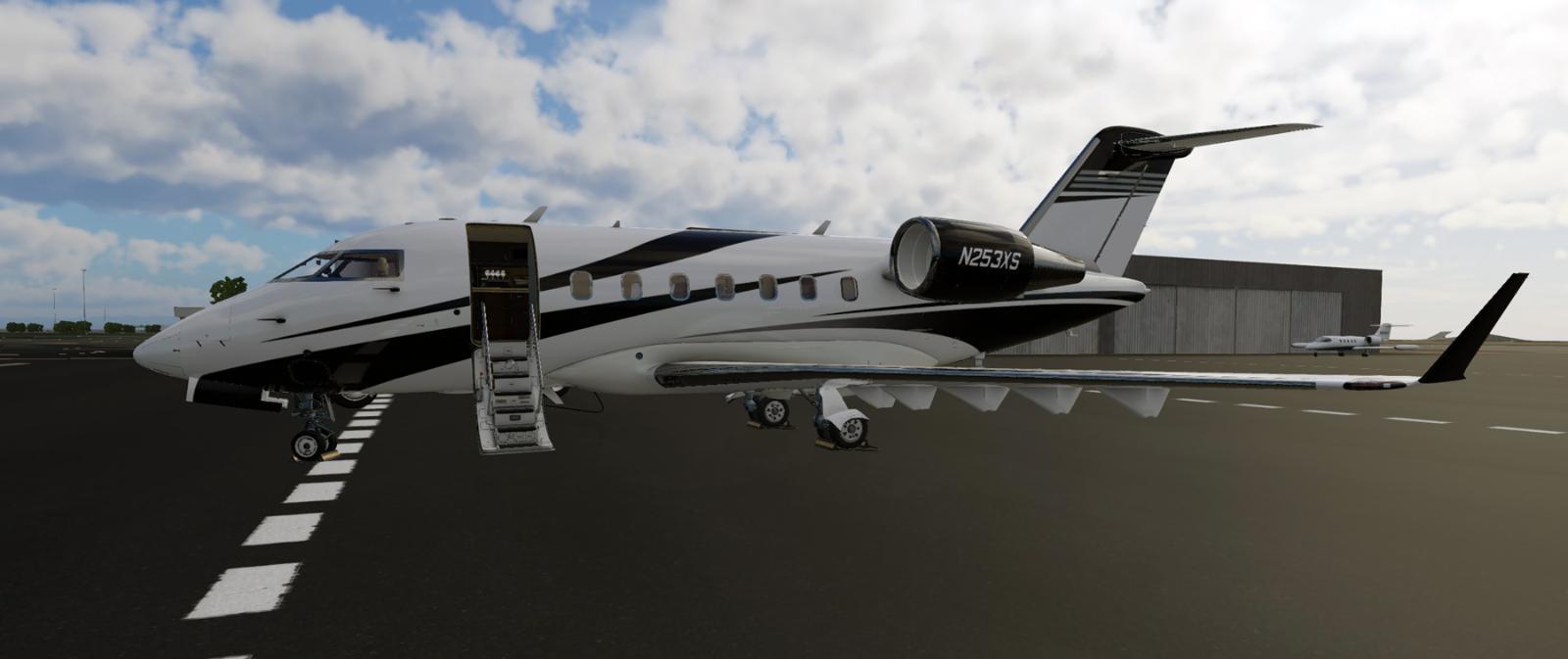 N253XS Hot Start Challenger 650 - Aircraft Skins - Liveries - X-Plane ...