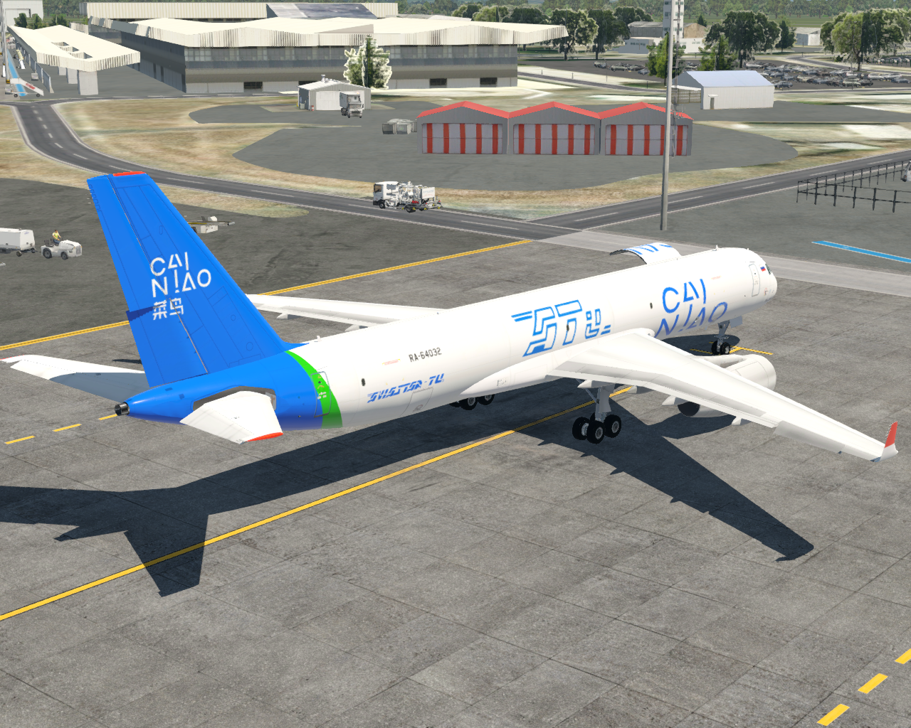 RA-64032 Aviastar-tu / Cainiao Smart Logistics (Tu-204C) - Aircraft ...
