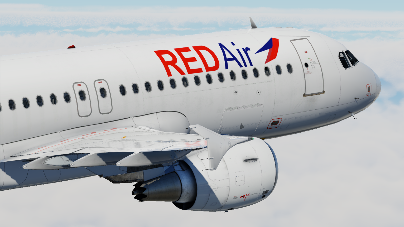 Red Air A320 9H-VDS for the Toliss A320 [CEO MOD] - Toliss A320 - X ...