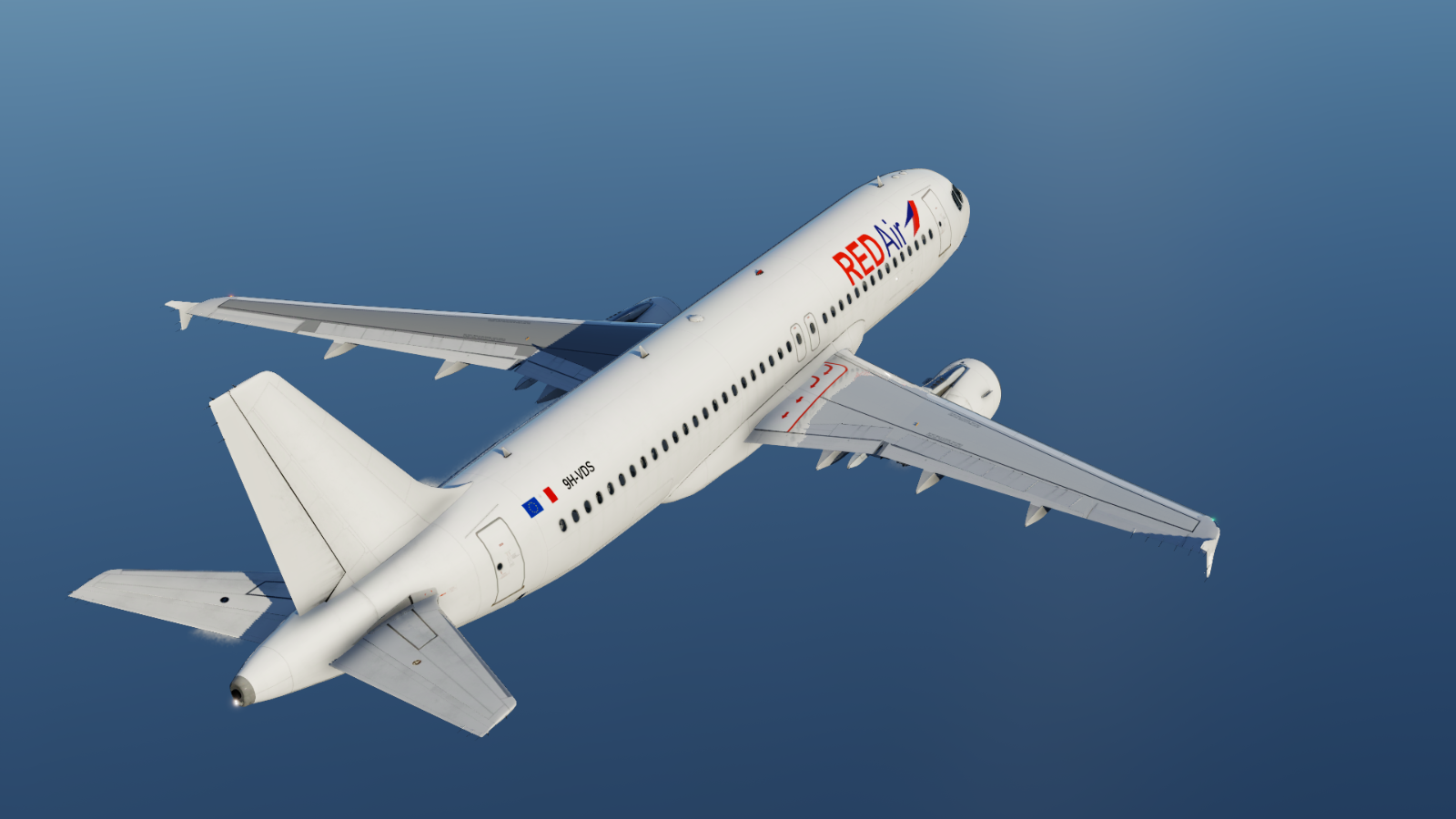 Red Air A320 9H-VDS for the Toliss A320 [CEO MOD] - Toliss A320 - X ...