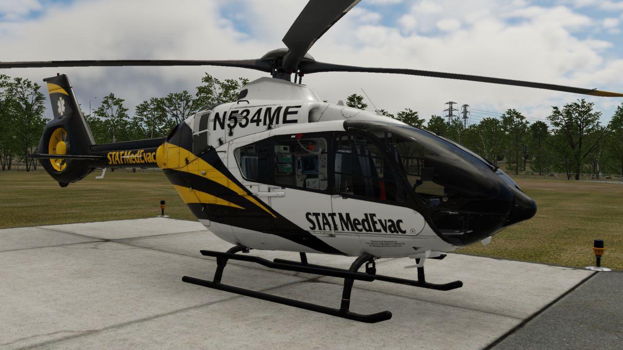 Rotorsim EC135 v5 - STAT MedEvac - Aircraft Skins - Liveries - X-Plane ...