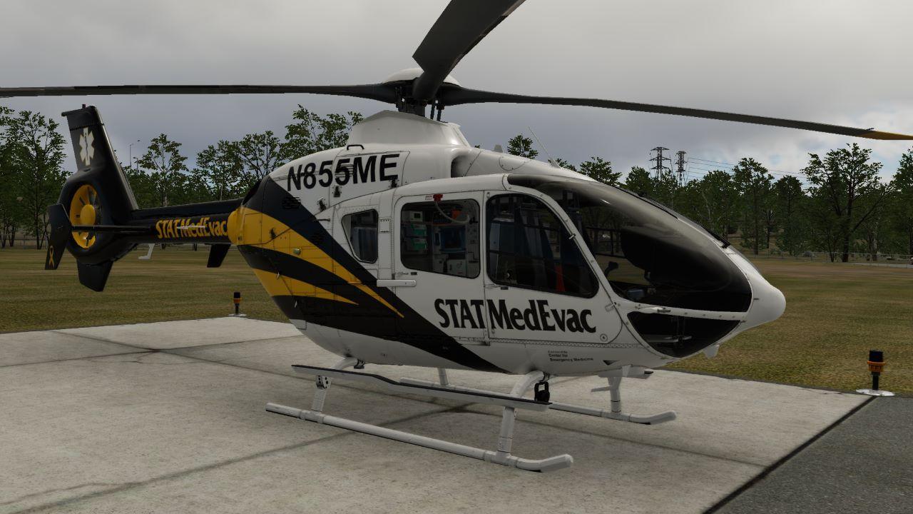 Rotorsim EC135 v5 - STAT MedEvac - Aircraft Skins - Liveries - X-Plane ...