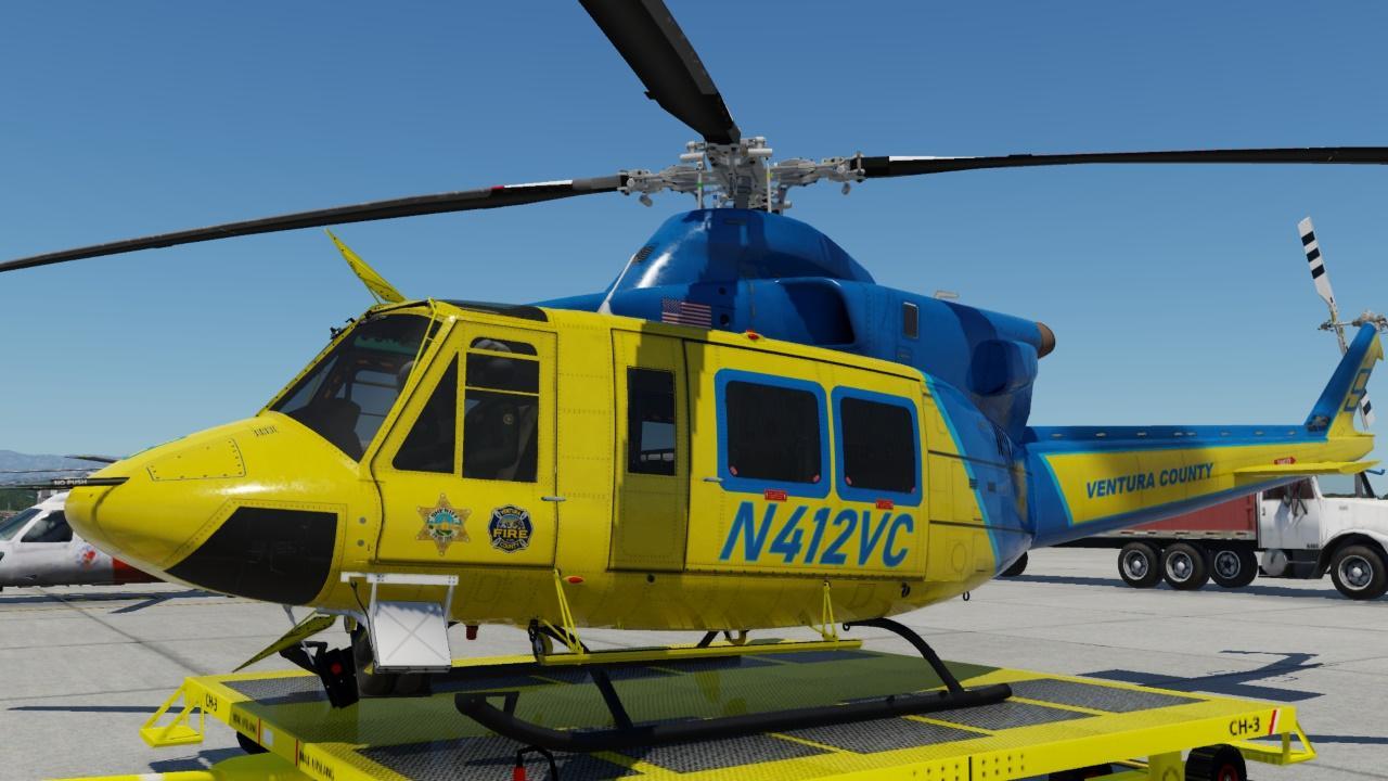 X-Trident Bell 412 Ventura County - Aircraft Skins - Liveries - X-Plane ...
