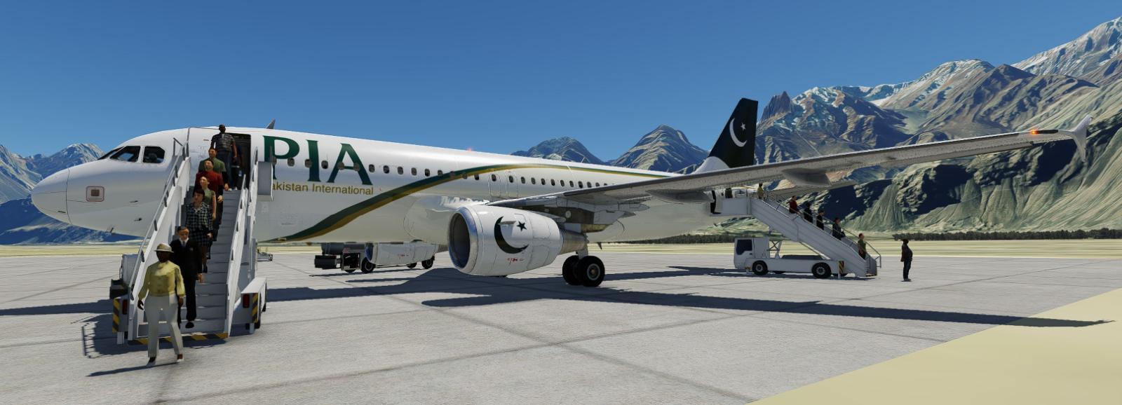 PIA Toliss A320ceo mod (CFM mod) (AP-BLY) - Aircraft Skins - Liveries ...