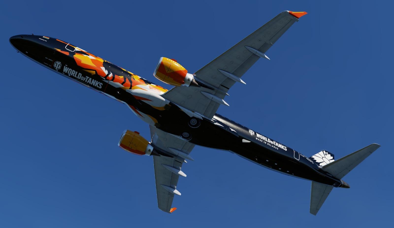 Belavia Tankolet Livery EW400PO for E-Jets E-195 by X-Crafts - E-Jets ...
