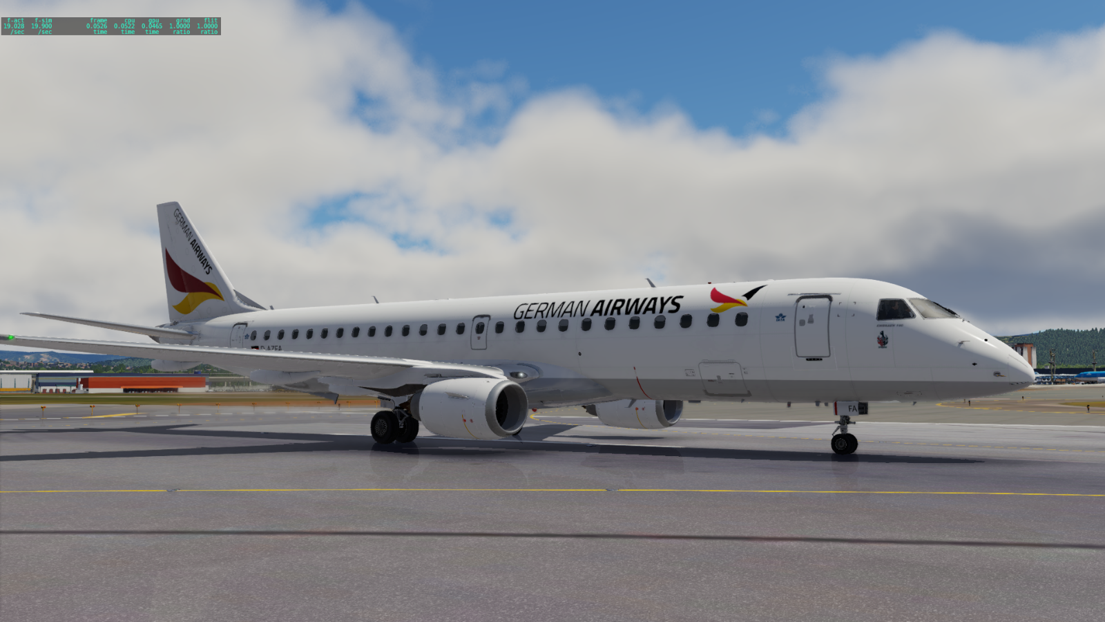 FPS EMBRAER 190 - German Airways - FPS Livery - X-Plane.Org Forum