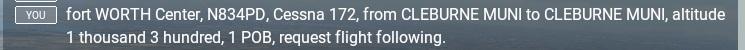Flight Following? - X-Plane 12 Technical Support - X-Plane.Org Forum