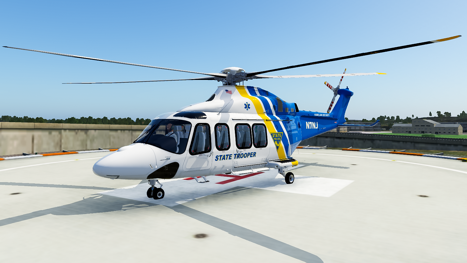 New Jersey State Police Pack for the X-Rotors AW139 V5.00 - Aircraft ...