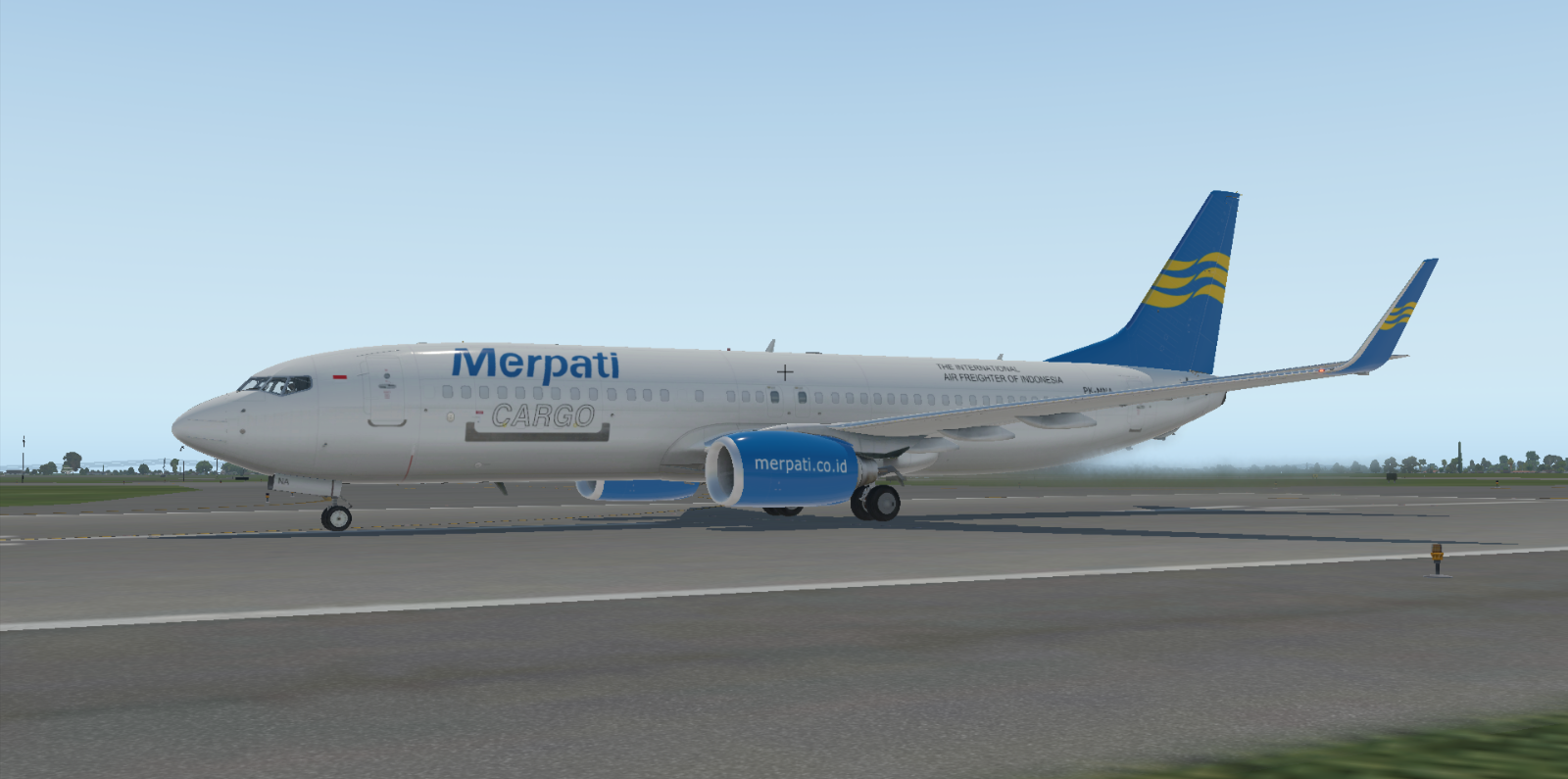 Merpati Nusantara Airlines Cargo PK-MNA - Boeing 737-800 (Default ...