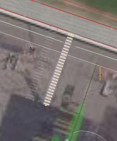 Zebra crossing and arrows above roads - Scenery Development Forum - X ...