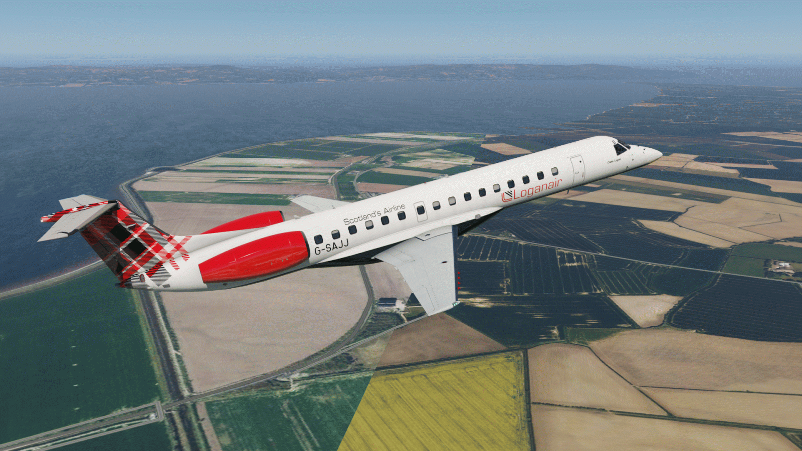 X-Crafts Embraer 145 Loganair G-SAJJ - ERJ Family by X-Crafts - X-Plane ...