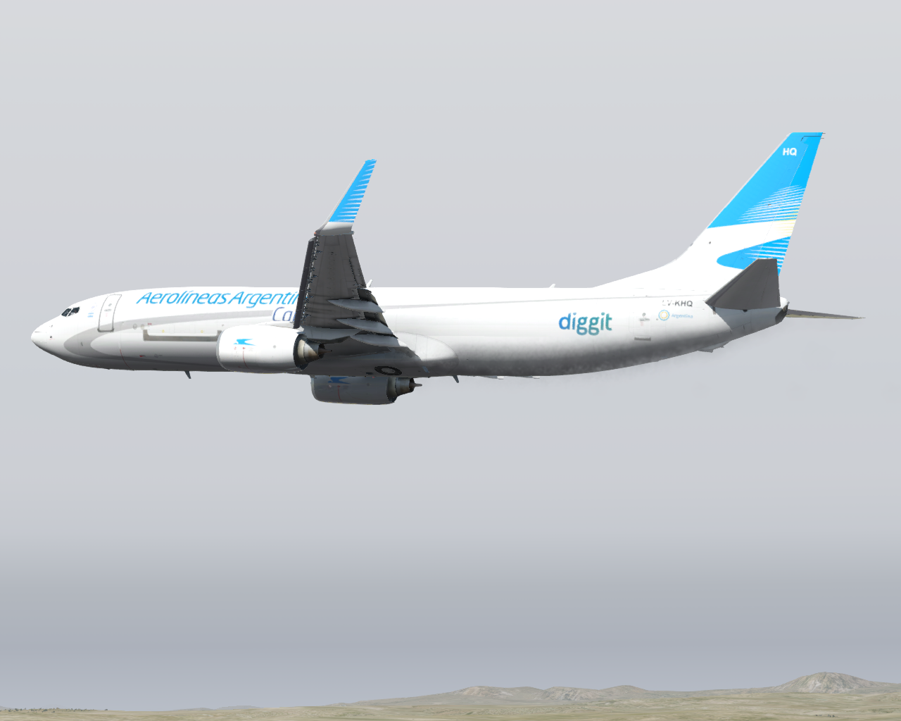 PACK Aerolineas Argentinas CARGO [Zibo]. - Zibo 737 - X-Plane.Org Forum