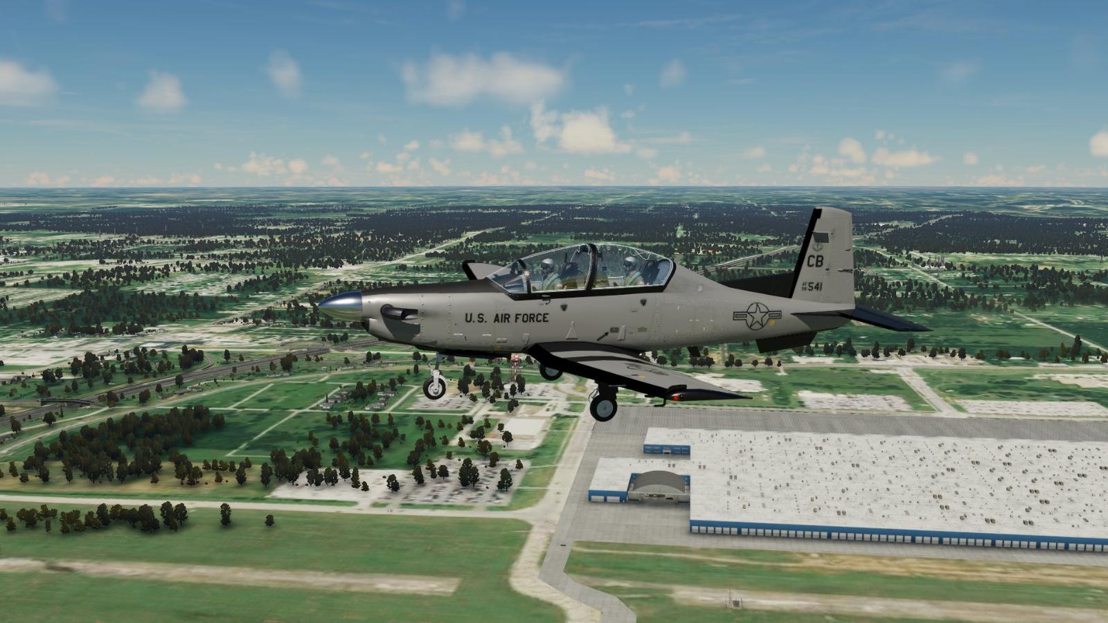 Columbus AFB "2.0" "Lighter Grey" livery for AOA Simulations payware T ...